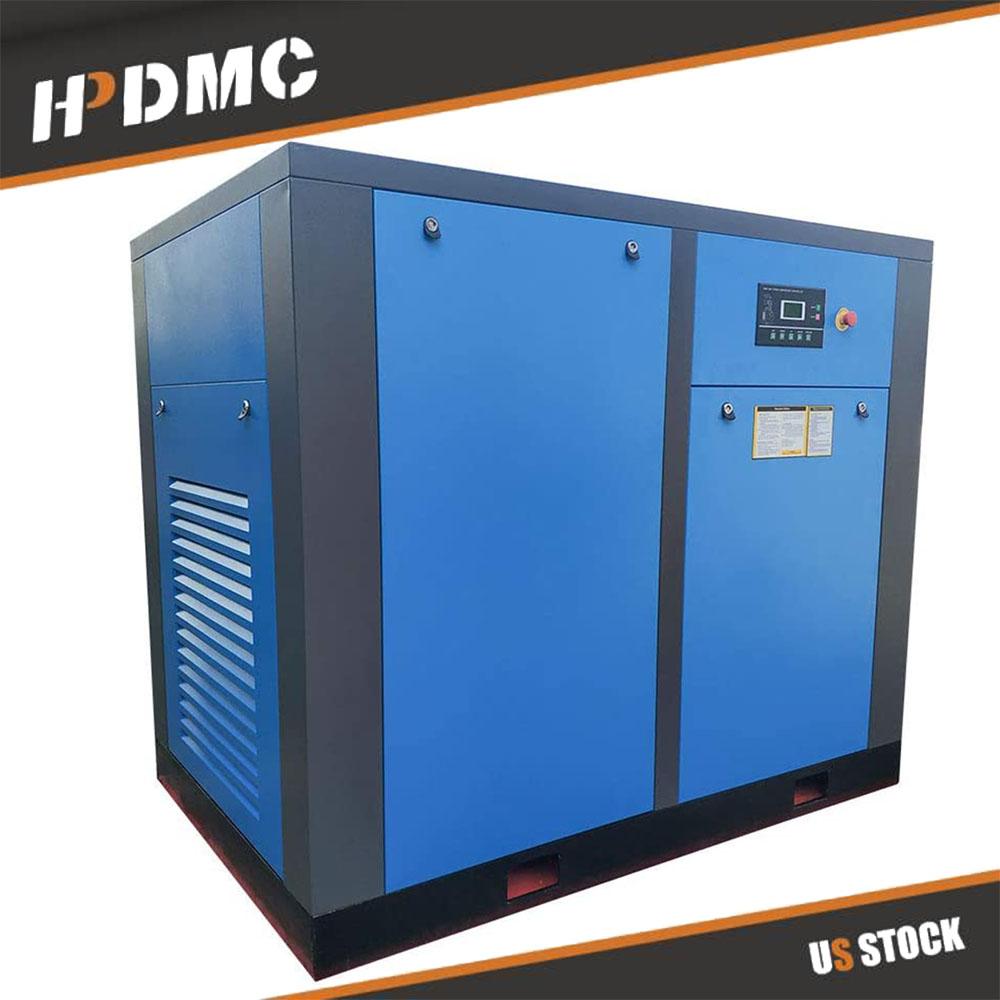 10HP Rotary Screw Air Compressor with Air Dryer Tank VSD 39CFM 230V ...